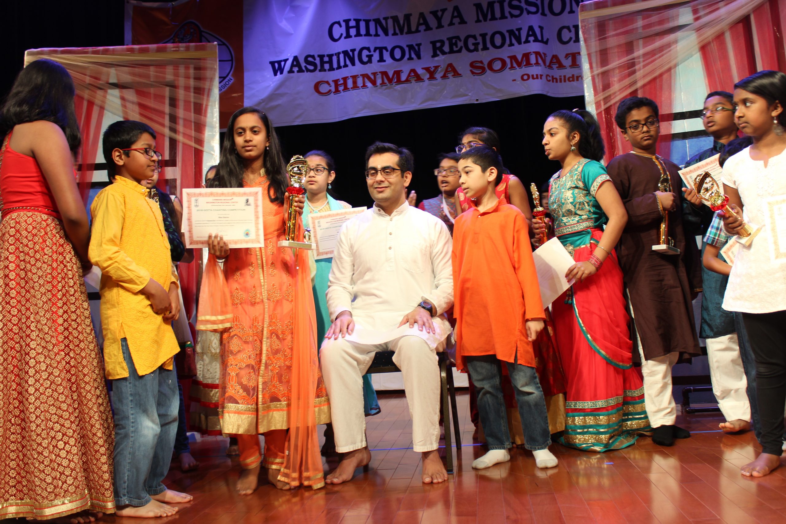 2018 CS Gita-Chanting-Award-Ceremony - Chinmaya Mission WRC