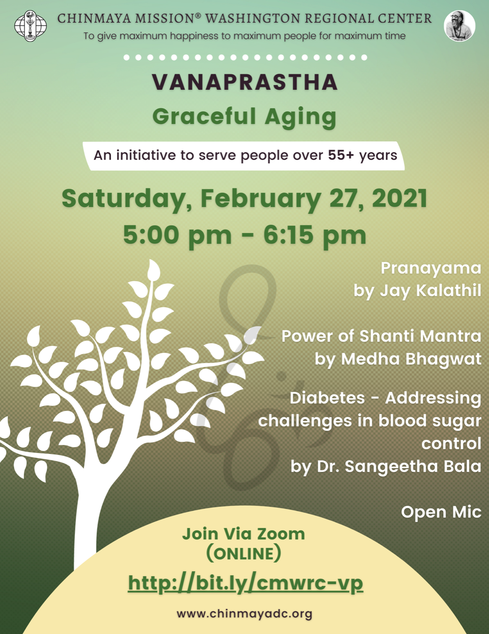 Vanaprastha - Graceful Aging - Chinmaya Mission WRC