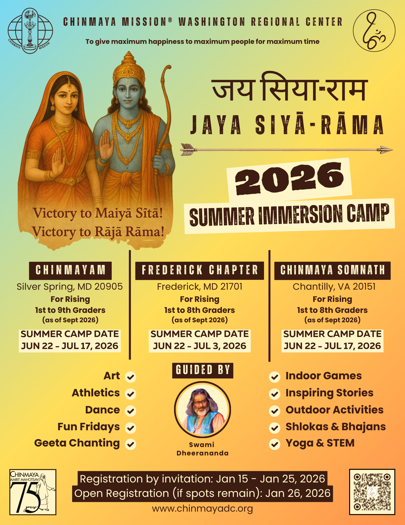 Summer Camp- CMWRC Home Page - Chinmaya Mission WRC